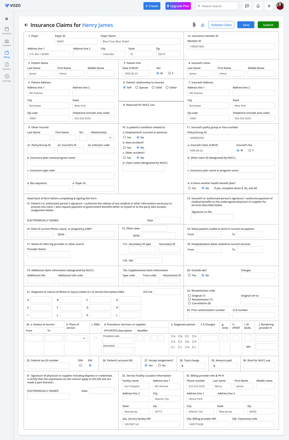 Submitting Insurance Claims – help.vozohealth.com