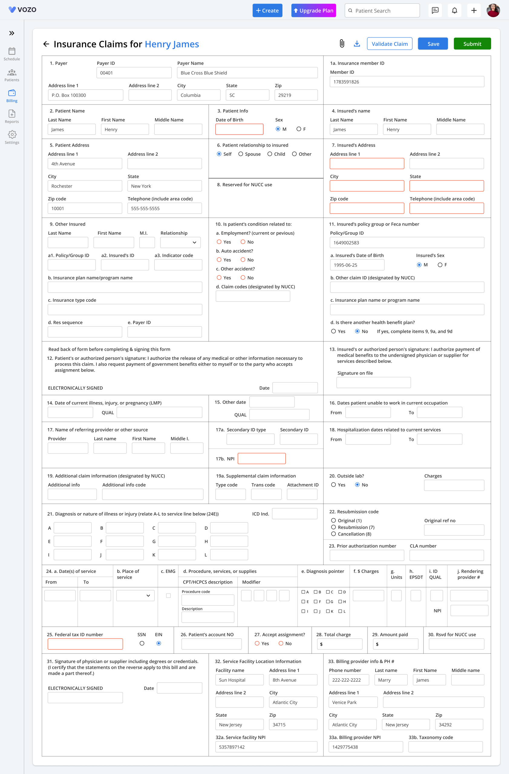 Submitting Insurance Claims – help.vozohealth.com